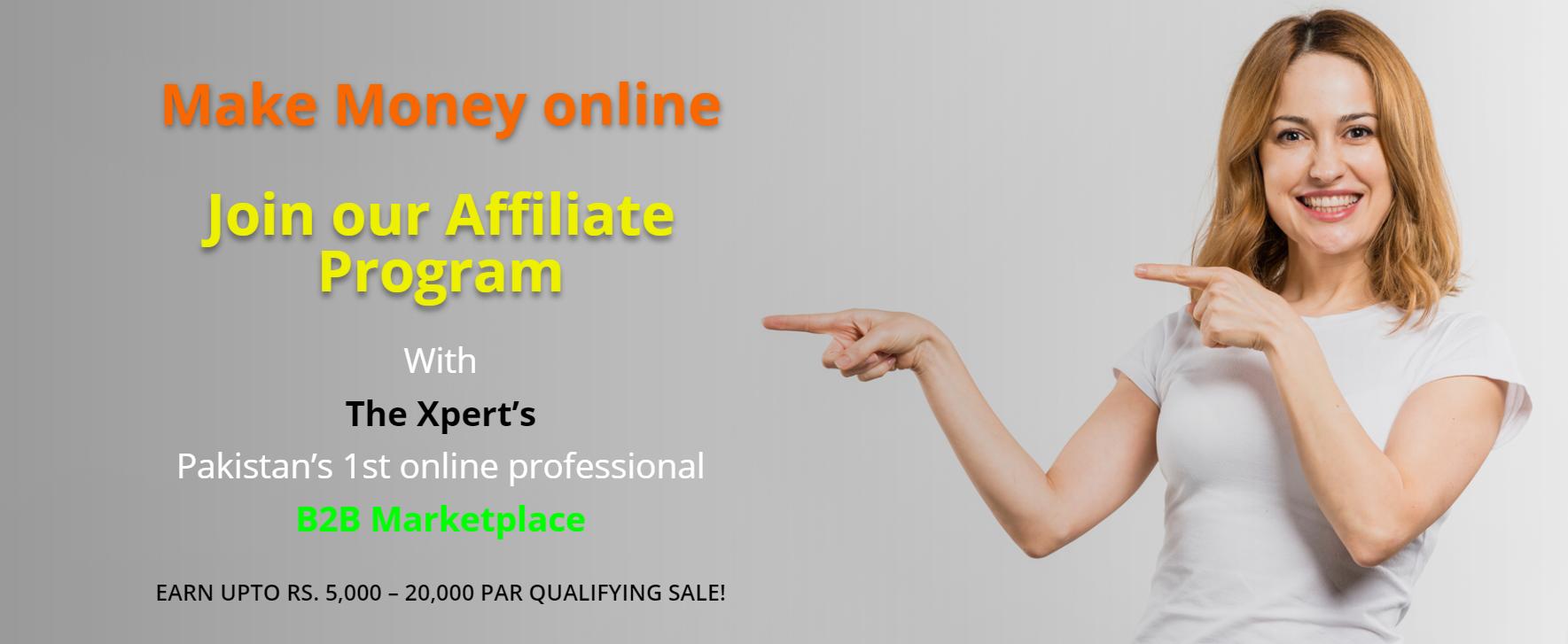Join Affiliate Program - The Xperts Pakistan